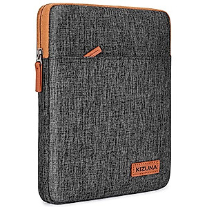 KIZUNA 9.7-10 Inch Tablet Sleeve Water Resistant Laptop Bag for 9.7" 10.5" 11" iPad Pro/Apple 10.2" iPad/10 Surface Go/Huawei MediaPad M5 Pro/10.5" Samsung Galaxy Tab A S6/Lenovo Smart/Acer -Brown