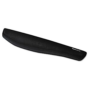 Fellowes 9252101 Keyboard Wrist Rest, W/Foam Fusion, 18-1/3-Inch X3-1/4-Inch X1-Inch, Bk
