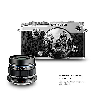 OM SYSTEM OLYMPUS M.Zuiko Digital ED 12mm F2.0 Silver For Micro Four Thirds System Camera, Compact Wide Angle lens For Starry Sky and Landscape