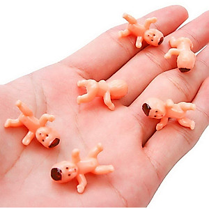 sansheng 200pcs1 Mini Plastic Baby Party Preference Baby Shower, Ice Games, Baby Game Decoration Party