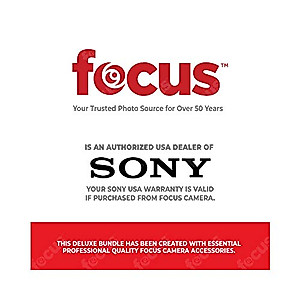 Sony Alpha a7 III Full Frame Mirrorless Digital Camera with 28-70mm OSS and 35mm f/1.8 Large Aperture Lens Bundle (6 Items)