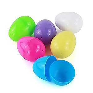 Zerodeko Plastic Refillable Eggs 36pcs Egg Toy Toys Fake Eggs for Decorating Mini Plastic Eggs Easter Eggs Surprise Toys Plastic Easter Eggs Easter Eggs Toys Eggs Wrapping Boxes Giant