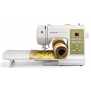 SINGER | Confidence 7469Q Computerized & Quilting Sewing Machine with Built-In Needle Threader, 98 Built-In Stitches - Sewing Made Easy, White