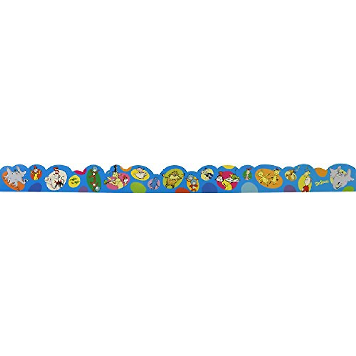 Eureka Dr. Seuss Bubble Bulletin Board Trim and Classroom Decoration for Teachers, 12pc, 3.25'' W x 37'' L