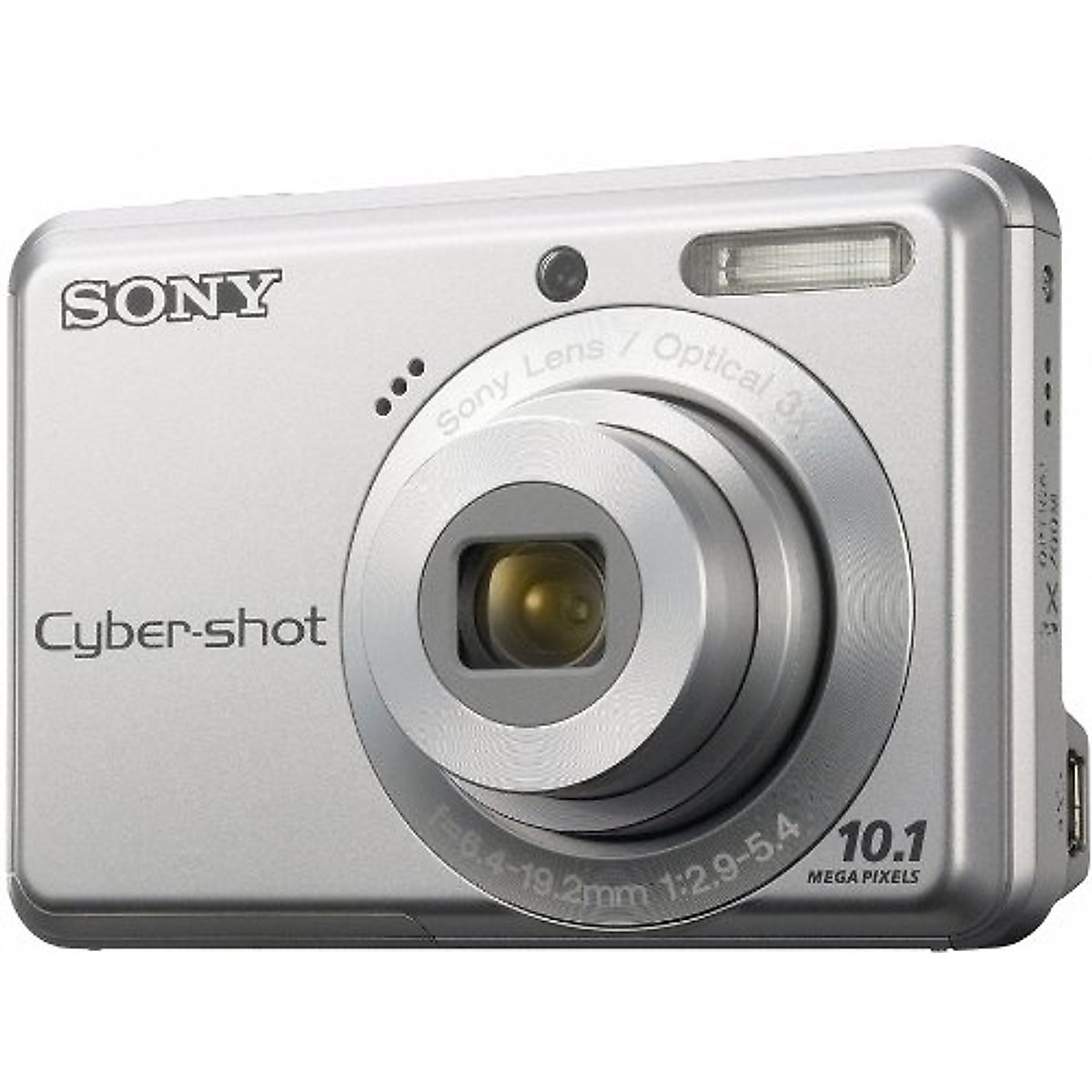 Sony Cyber-shot® DSC-S930 10-MP Digital Camera with 3x Optical Zoom, 2.4" LCD, Image Stabilization, Face Detection (Silver)