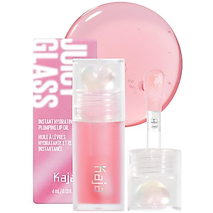 Kaja Juicy Glass Lip Oil | Hydrating, Feel Plumped and Lightweight with Vitamin Tree Fruit Oil for Glass Skin Look | 01 Rose Hip Spritz | Vegan, Cruelty-Free
