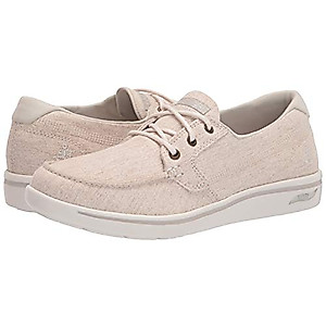 Skechers womens Arch Fit Uplift - Equator Boat Shoe, Taupe, 8 US