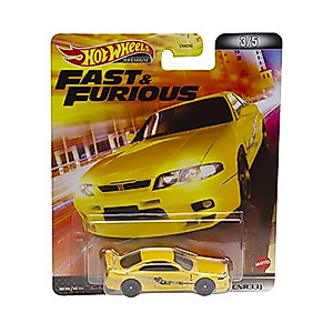 Hot Wheels Retro Entertainment Collection,Nissan Skyline GTR R33, TV, & Video Games, Iconic Replicas for Play or Display, Gift for Collectors
