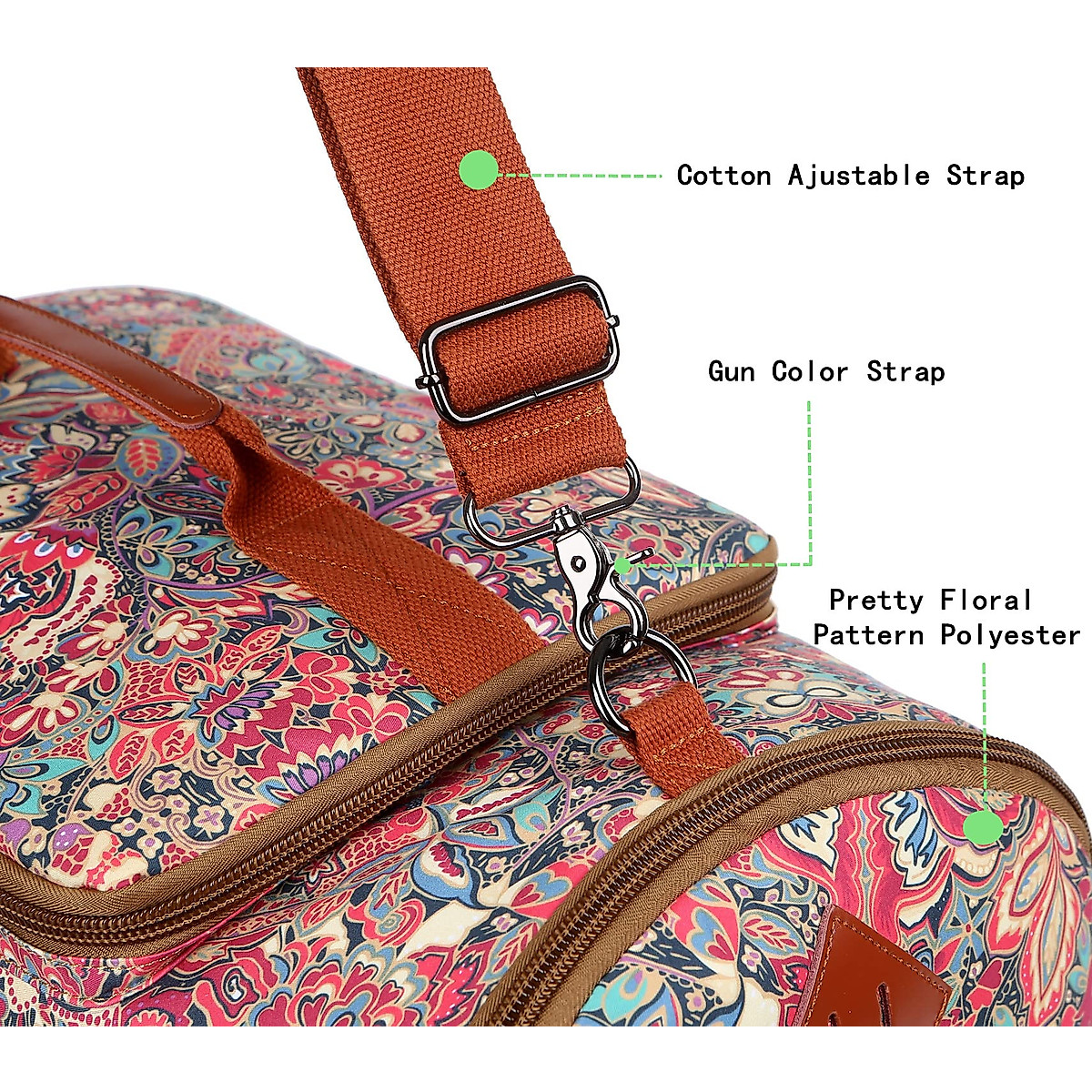 Women Multicolor Duffle-Backpack Hybrid Weekender Travel Duffel Bag Gym Bag Laptop Backpack for Women HB-26 (HS)