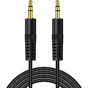 Pasow 3.5mm Stereo Audio Plug to Plug Cable Male to Male cable (15 Feet)