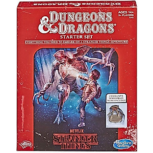 Hasbro Gaming Stranger Things Dungeons & Dragons Roleplaying Game Starter Set, 14 Years+