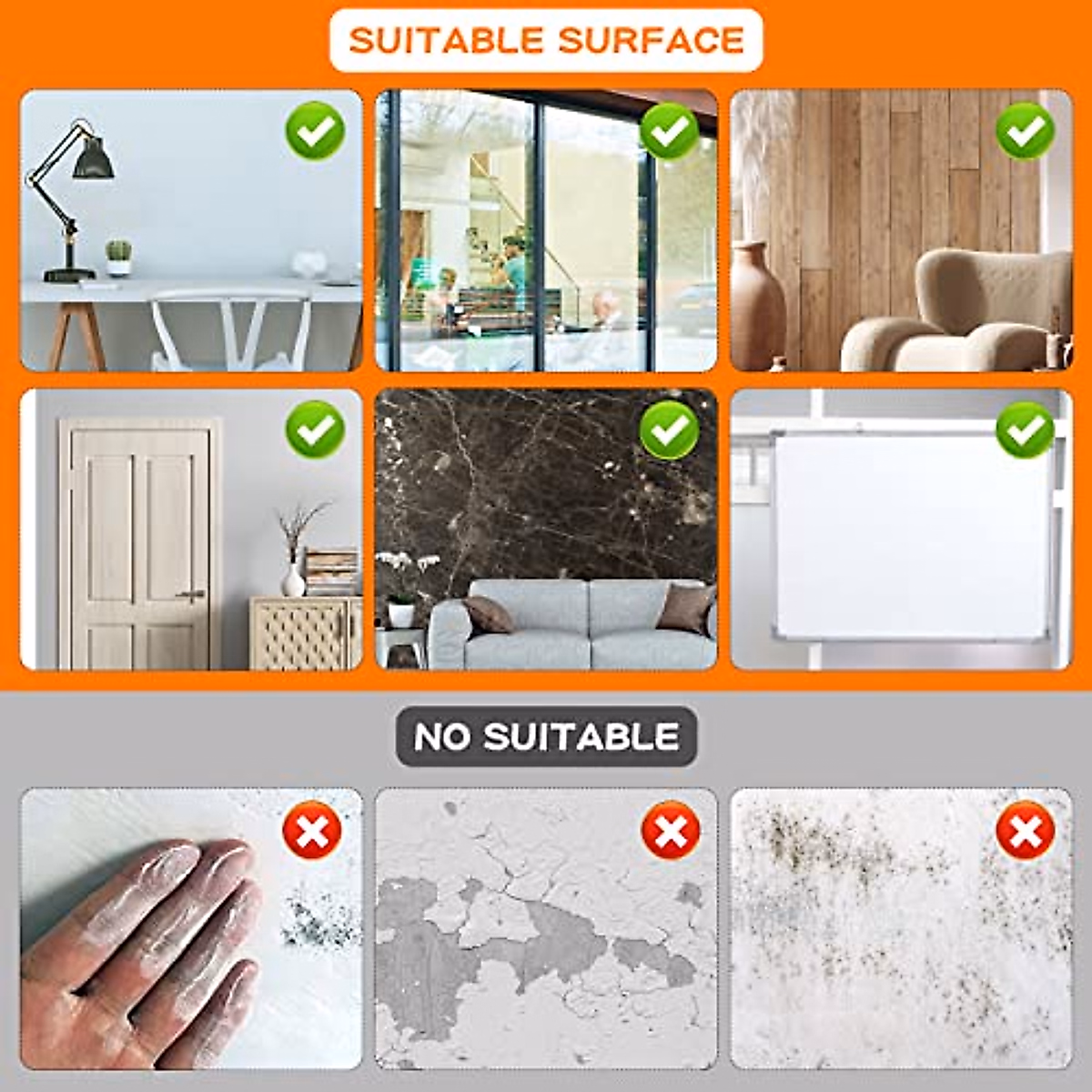 Felt Bulletin Board Corkboard Strips for Walls, Self-Adhesive Memo Board with 35 Pushpins, Wall Decor for Desk, Cubicle, Home, Office, Classroom 3 Pack