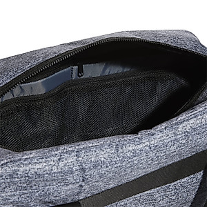 adidas Amplifier Duffel Bag, Jersey Onix Grey/Black, One Size
