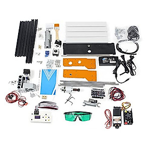 CNCTOPBAOS 2 in 1 CNC 3018 Pro with 5.5W 5500mW Module Offline GRBL Controller DIY Mini CNC Router Kit 3 Axis Desktop Acrylic PVC PCB Wood Milling Engraving Machine Limit Switches Emergency Stop