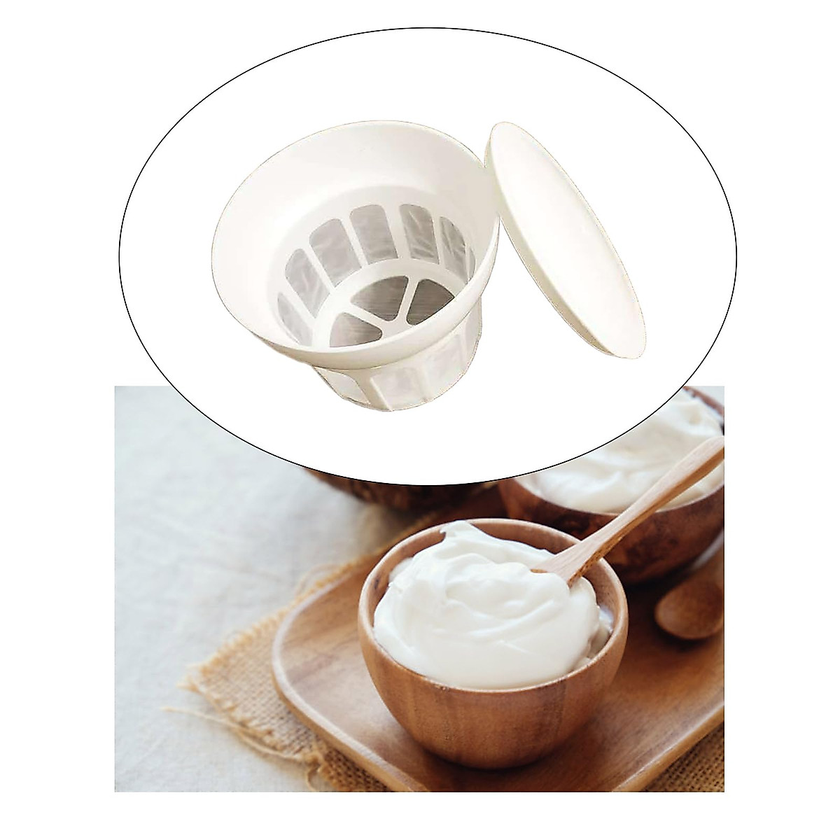 Convenient Milk Filter Yogurt Strainers Cheese And Yogurt Filter Cheese Strainers Fine Mesh Leakproof Cheese Maker
