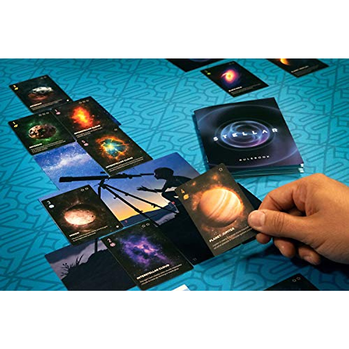 Renegade Game Studios Stellar, 2 Player Stargazing Competition, Ages 8+, Playing Time 30 Minutes.