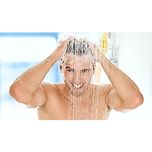 Jensen Bluetooth Rechargeable Shower Speaker, Water Resistant Mylar Speaker and Built-in Speaker and Microphone, Built-in Rechargeable Lithium Battery with USB Charger Cable Included