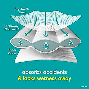 Pampers Easy Ups Boys & Girls Bluey Potty Training Pants - Size 4T-5T, 18 Count, Training Underwear (Packaging May Vary)