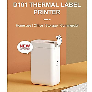 Label Printer 2022 Upgrade, Bluetooth Portable Wireless Label Maker Machine for Label Tape up to 1in, Smart Mini Sticker Printer with 2 Label Rolls