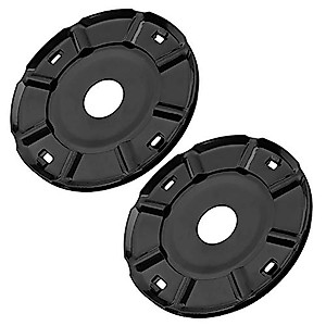 RvSky Garden Supplies 2 Set Universal Lawn Mower Trimmer Head with Trimmer Lines Accessory Garden Tools 26mm Black