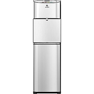 Avalon Hand-Free Touchless Electric Bottleless Water Cooler Dispenser with BioGuard- 3 Temperatures, Digital Clock with Temperature Control, Self Cleaning, Anti-Microbial Coating, Stainless Steel