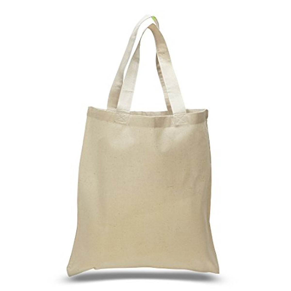 Set of 6 Blank Cotton Tote Bags Reusable 100% Cotton Reusable Tote Bags Natural