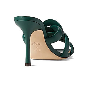 COACH Kellie Leather Sandal Dark Pine 8 B (M)
