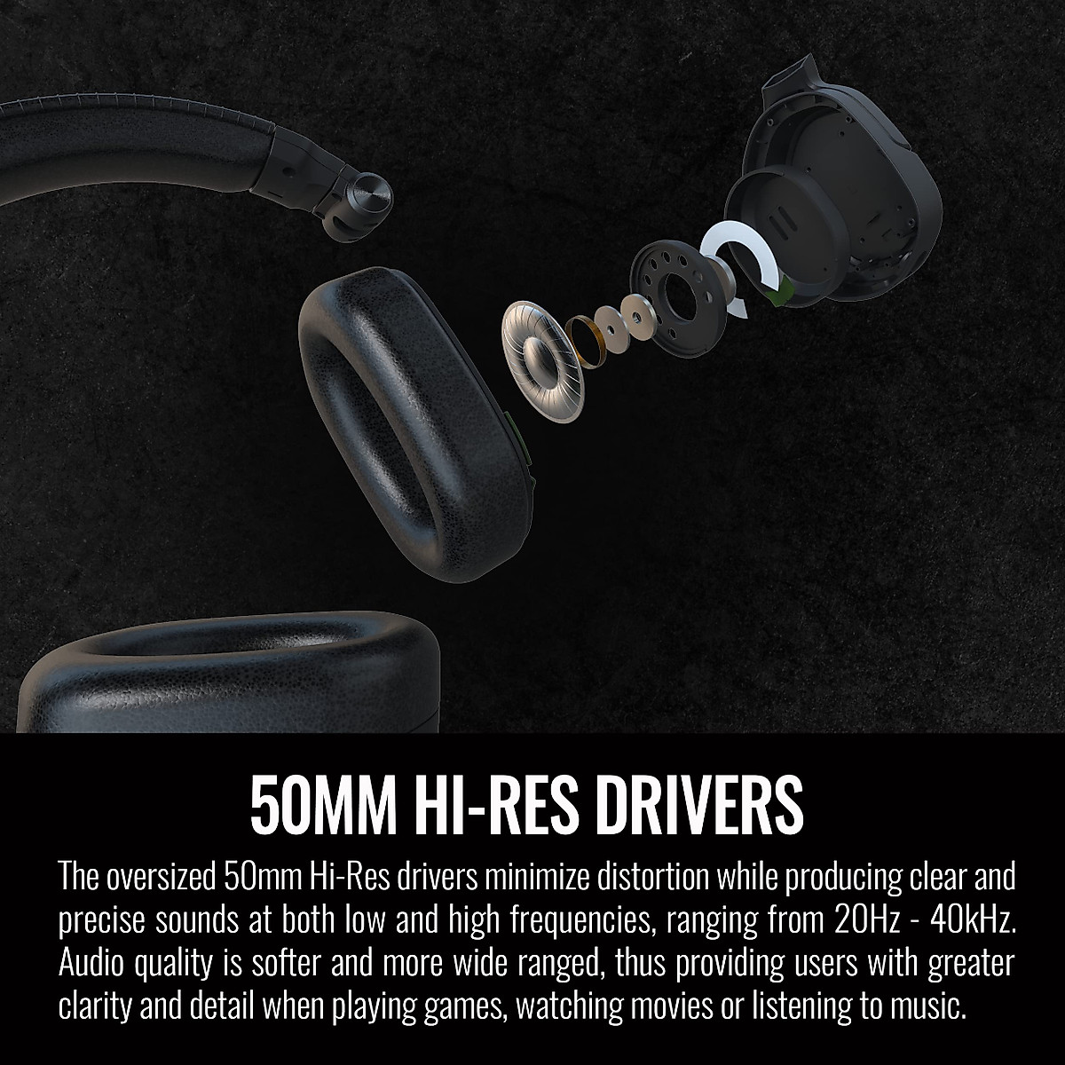 Thermaltake Argent H5 RGB 7.1 Surround Gaming Headset, 50mm Hi-Res Drivers, Compatible with PC, Xbox One, PS4, Mac, Mobile and Nintendo Switch, Black, GHT-THF-DIECBK-31