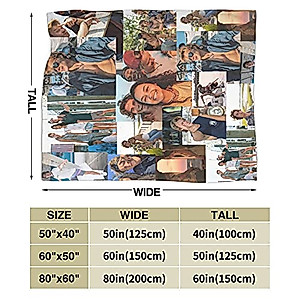 Outer Banks Fuzzy Soft Throw Blankets, OBX Breathable Lightweight Blanket Flannel Travel Personalized Blankets for Couch Bed Sofa