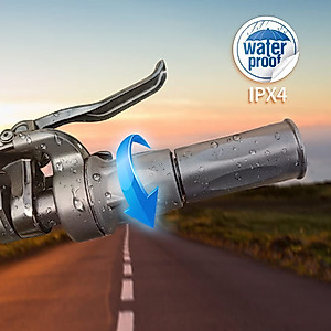 HUDAMZKY Electric Bicycle Right Handle 20X Half Twist Throttle 24V 36V 48V 60V 72V SM/Waterproof Connector for E Bikes or Folding Electric Scooter