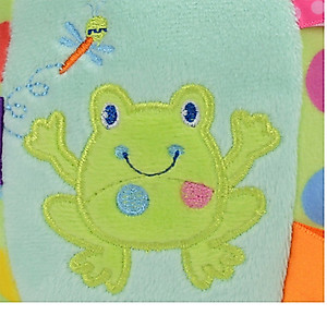 Inchant Baby Balls Soft Plush Rattle Comforter Toy - Kids Infant Early Educational Plush Tag Baby Ball for Ages 6 Months to 1, 2 Year Old boy and Girls