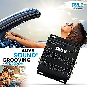 Pyle 2-Way Electronic Crossover Network PLXR2B - Independent High-Pass/Low-Pass Output Level Controls