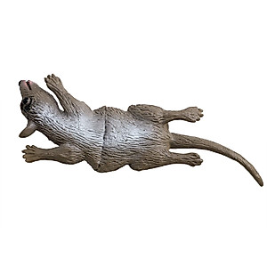 Halloween Decor Haning Rat Prop Realistic Looking Spooky Mice Rats Fake Dead Mouse Terrible Prank Props Cats Dogs Interesting Toys Halloween Party Favors Vampire Rats for Haunted House Decoration