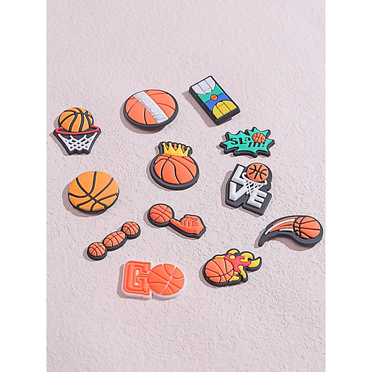 Hevmeg Sports Shoe Charms for Shoes,Baseball Softball Soccer Football Basketball Charms for Boy Girl Women Men