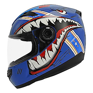 TCMT Dot Full Face Kids Youth Helmet Motocross ATV Dirtbike BMX MX Offroad Full Face Motorcycle Helmet