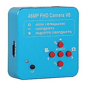 Handheld Digital Microscope Accessories 48MP 2K Video Microscope Camera, 100X 130X 180X 200X 300X 500X Monocular Lens 56 LED Light Microscope Accessories (Color : Camera)