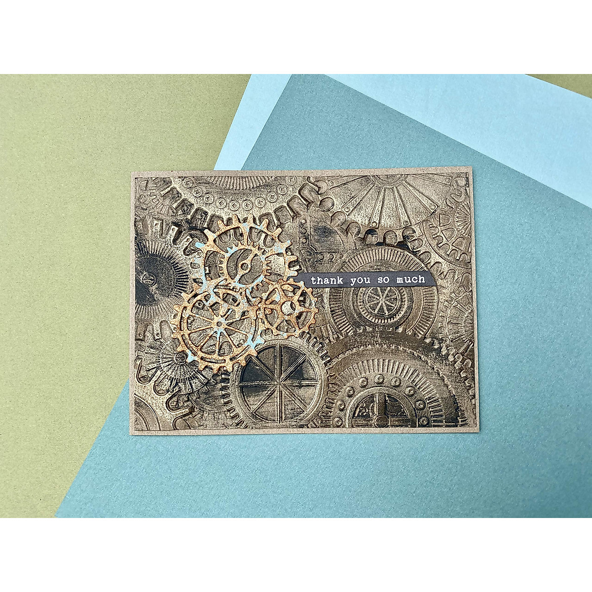 Sizzix 3-D Texture Fades Embossing Folder, Gray