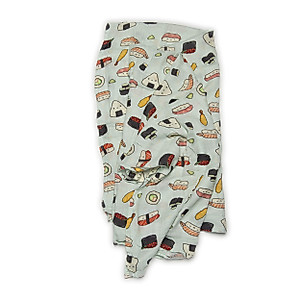 Loulou Lollipop Soft Baby Swaddle Blanket Muslin Wrap Receiving Blanket for Newborn to Toddler Girl and Boy, Large 47” by 47” - Sushi…