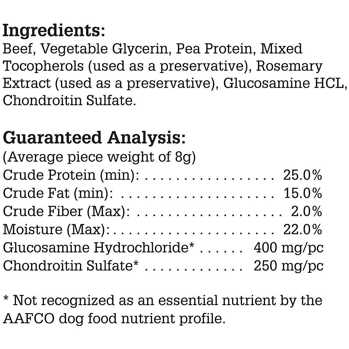 Loving Pets Activpetz Beef Jerky Hip & Joint Formula Dog Treat, 7 Oz