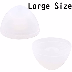 JNSA Replacement Super-Slim Oval Ear Tips Ear Buds Eartip Earbud Replacement for Klipsch Headphones,6 Pairs Set,S/M/L,Clear (Replacement for KLIPSCH 6Pairs)