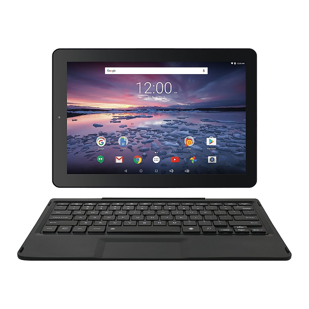 Pro12 with WiFi 12.2" 2-in-1 Touchscreen Tablet PC Featuring Android 6.0 (Marshmallow) Operating System, Black