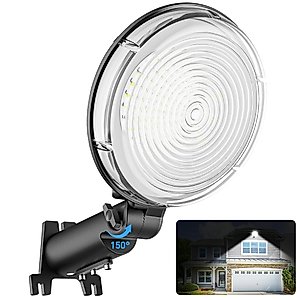 Barn Light,150W 20000LM 6500K Daylight Dusk to Dawn Outdoor Lighting with Photocell,Adjustable Angle,IP66 Waterproof Street Lights for Security/Farmhouse/Garage