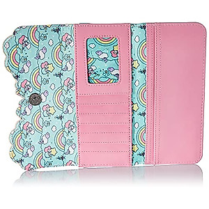 Loungefly Sanrio Hello Kitty Little Twin Stars Rainbow Cloud Tri-Fold Wallet