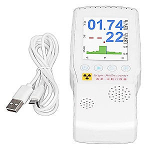 EVTSCAN Home Nuclear Radiation Tester Handheld High Accuracy Digital Radiation Dose Alarm Detector