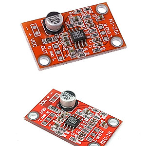 Acxico 1Pcs AD828 Stereo Dynamic Microphone Preamplifier Board Pickup Module DC 3.8V-15V MIC Preamp Module