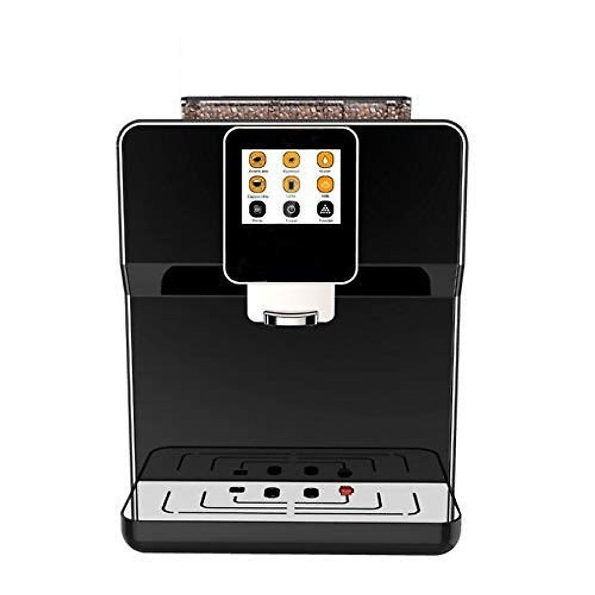 Buona Mattina ARC700 Super Automatic Espresso Machine with Grinder, Touch Screen, Black