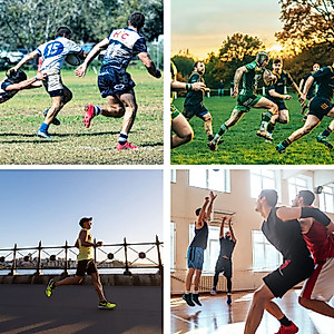 POZCMJM Soccer Socks Grip Mens Hospital Crew Cushioned Thickened Antiskid Men's Non-Slip Socks Red White Black Socks 3 Pairs