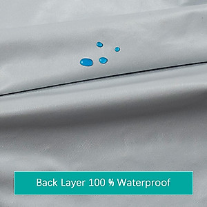 Crib Sheets Waterproof 2 Pack, Crib Mattress Protector, Baby Fitted Crib Sheet Neutral, Ultra Soft & Breathable Toddler Bed Sheets for Boys and Girls, Grey