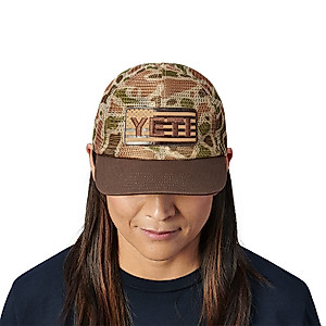 YETI USA Flag Hat, Brown/Camo, One Size