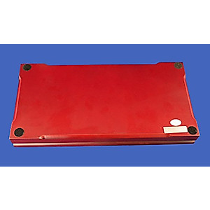 Wood Display Box for 6 Large Coin Capsules/Challenge Coin Mahogany Finish